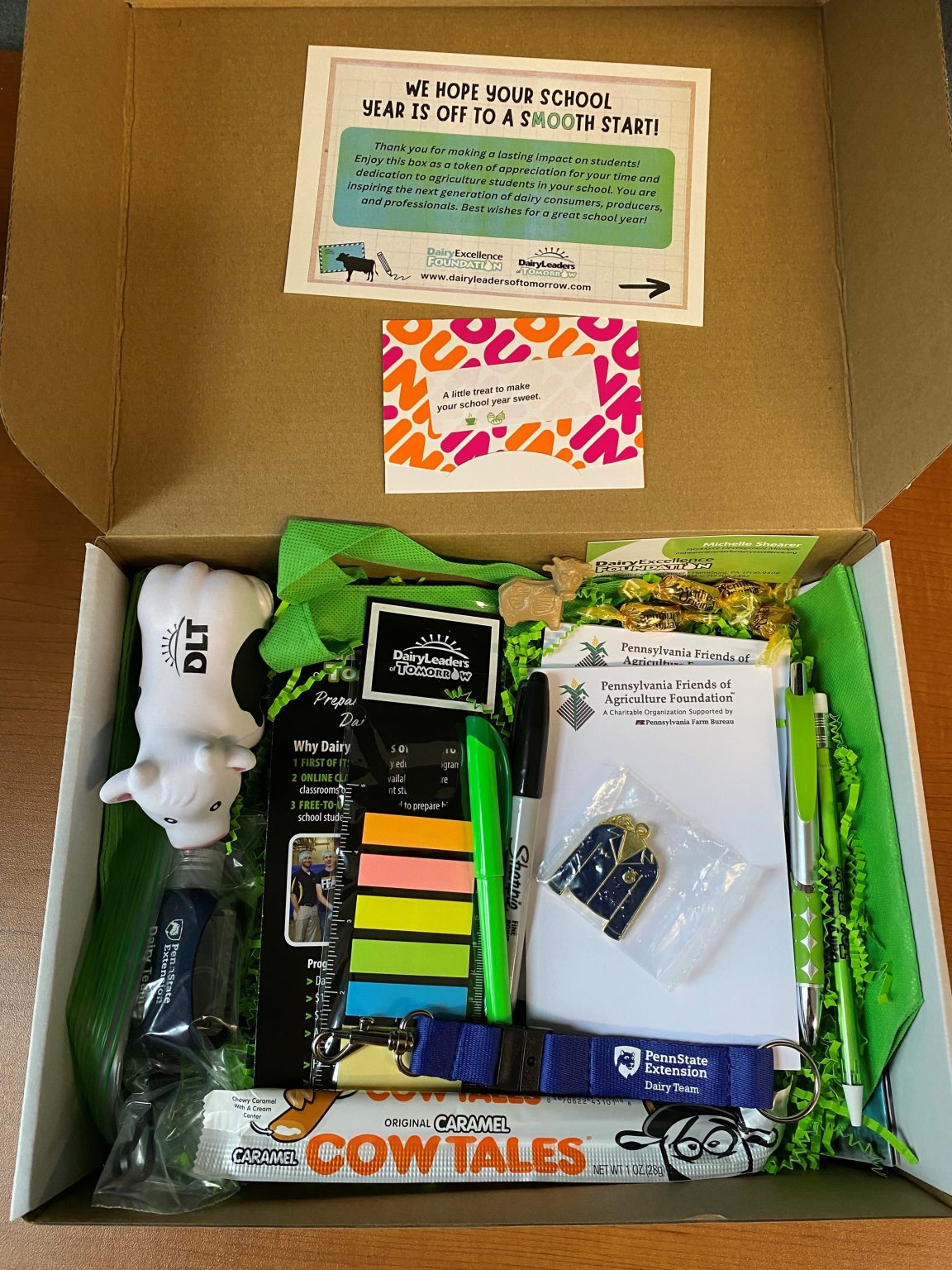 Send Back-to-School Boxes to Agriculture Educators - Dairy Leaders of ...